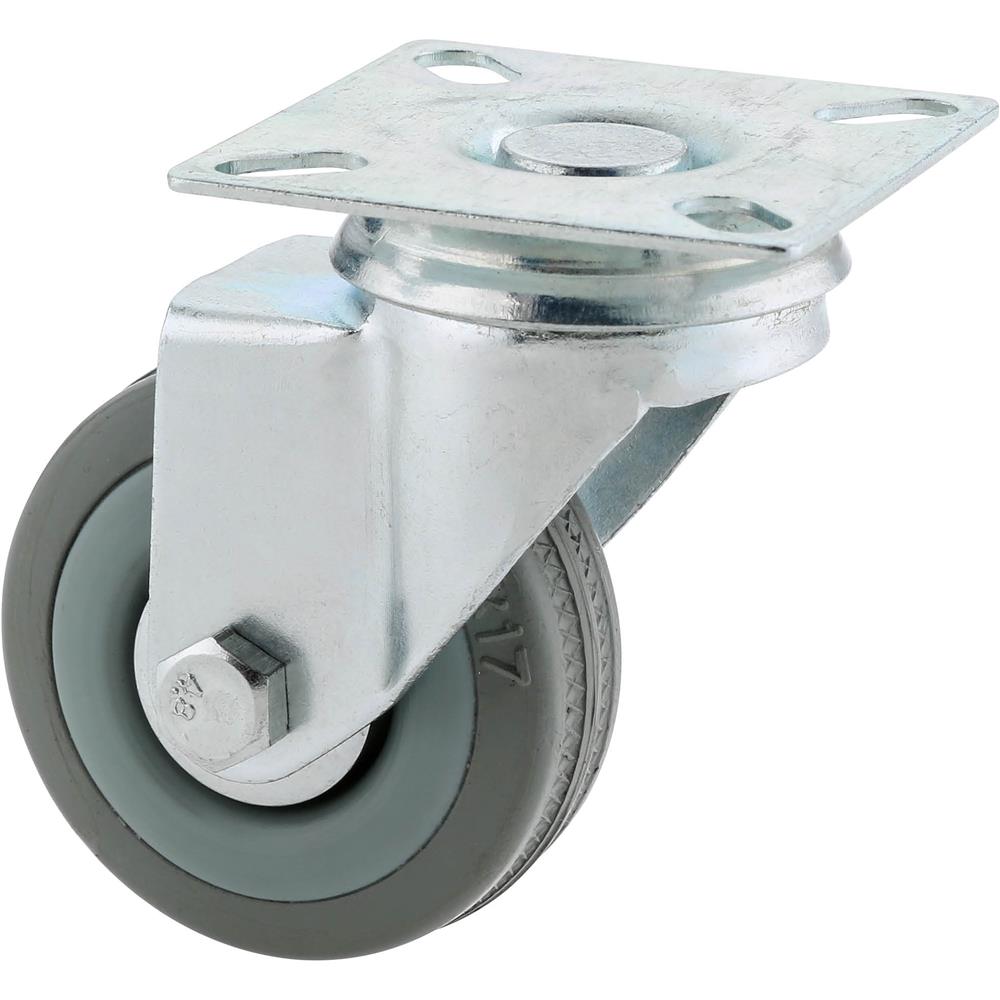 Steelex D2592 - 2" Gray Rubber Swivel Caster - Grizzly Industrial, Inc.