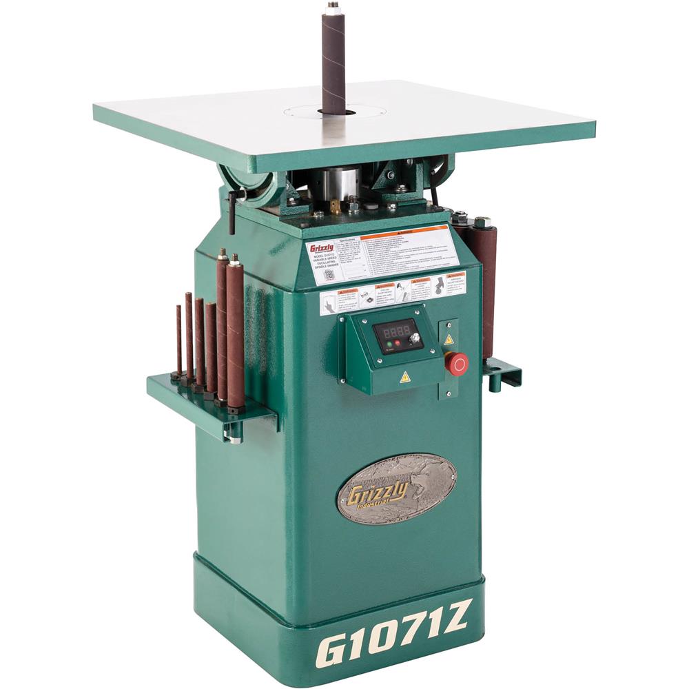 Grizzly G1071Z - 1 HP Variable-Speed Oscillating Spindle Sander ...