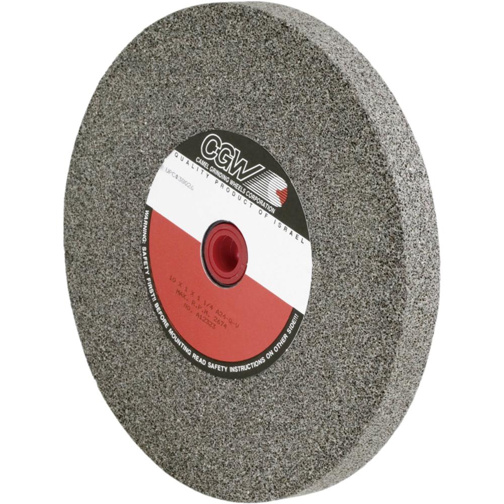 A/O 10" x 1" x 1-1/4" Grinding Wheel, Type 1, 24 Grit - Grizzly ...