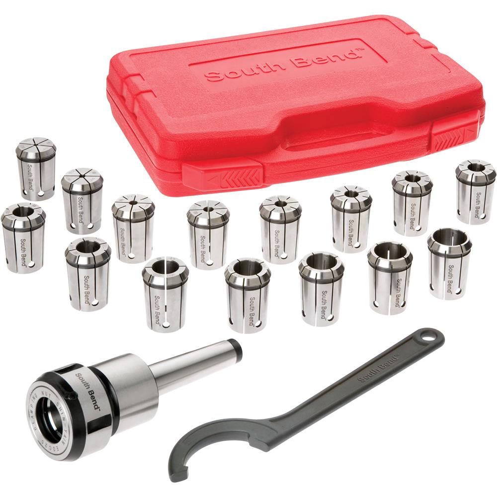 16-Piece Quick-Change Collet Set, MT3 - Grizzly Industrial