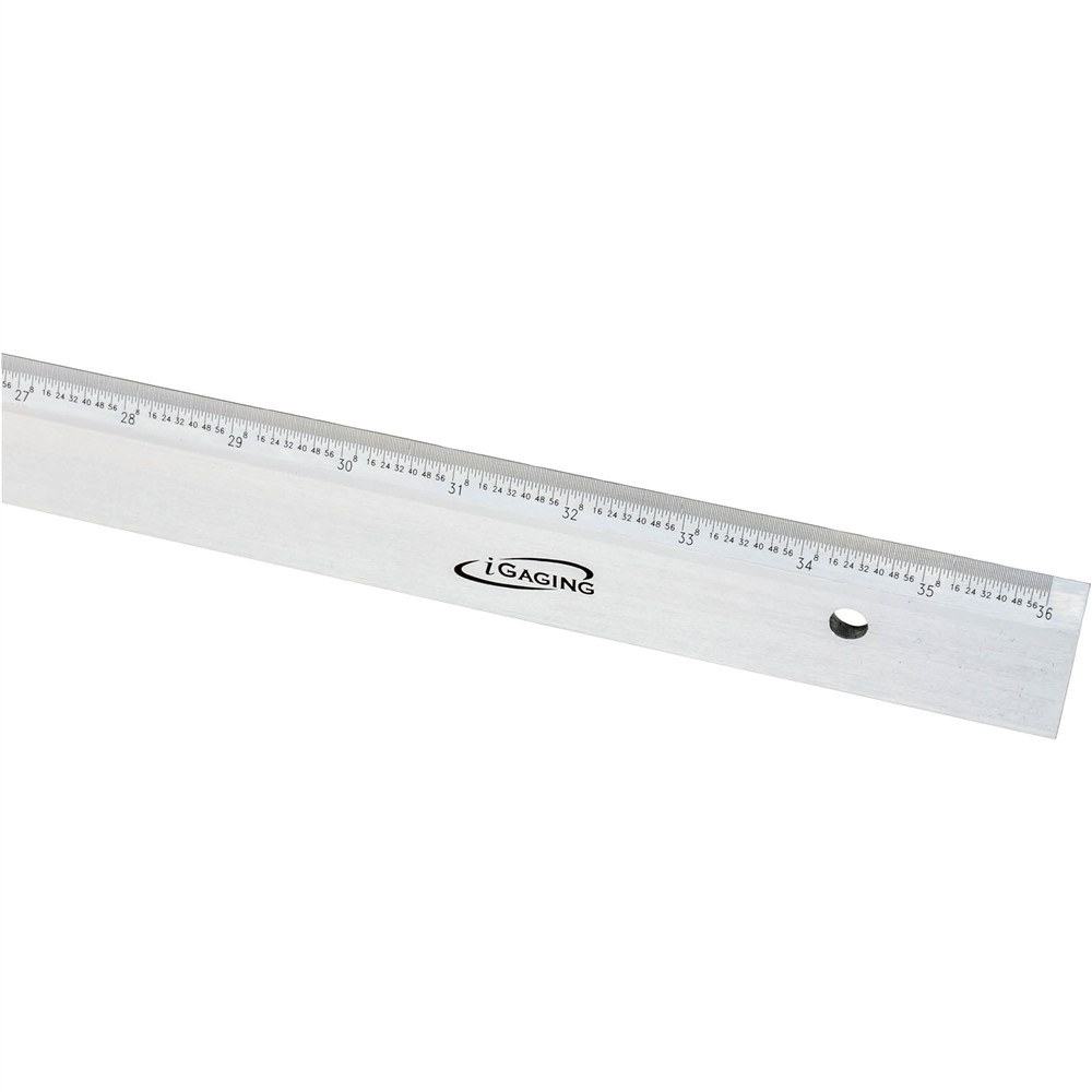 36" Bevel Edge Straight Edge with Scale - Grizzly Industrial, Inc.
