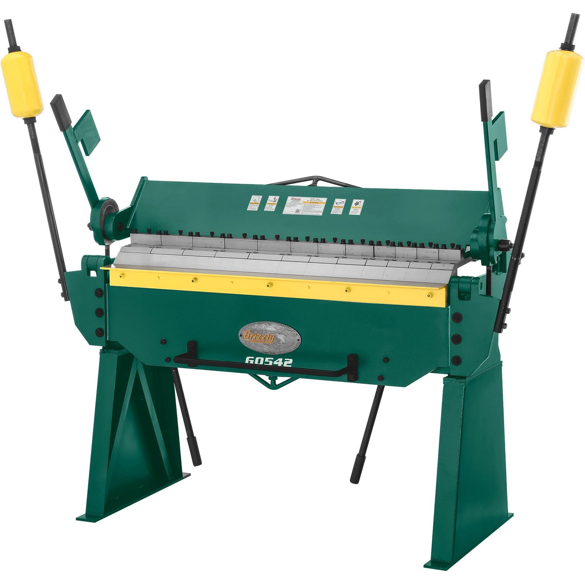 48" 12-Gauge Pan and Box Brake - Grizzly Industrial, Inc.