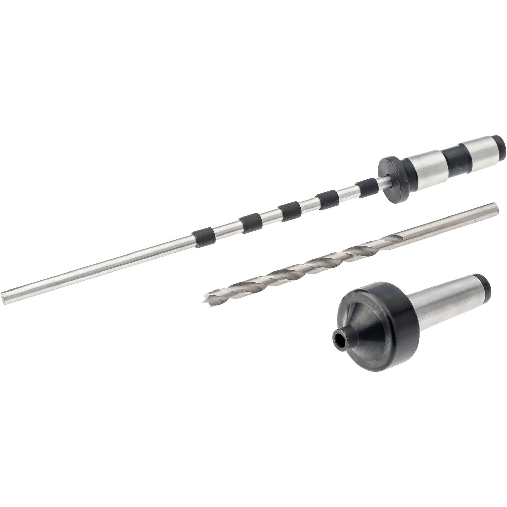 MT2 Pen Mandrel Kit with 5 pc Bush, 7mm Brad Point Drill Bit and Saver ...