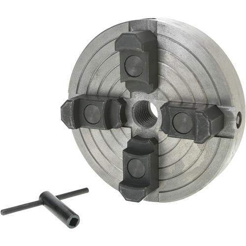 Grizzly H8049 - 6" 4-Jaw Wood Chuck - 1" x 8 TPI - Grizzly Industrial, Inc.